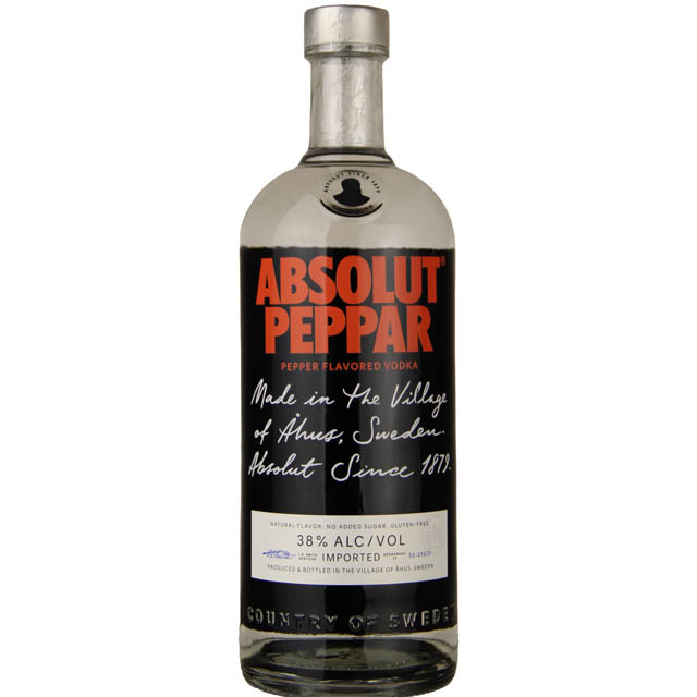 Absolut Peppar Flavored Vodka / Ltr - Marketview Liquor