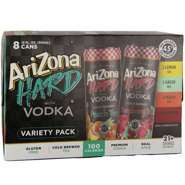 Arizona Hard Vodka Variety 8 Pack / 8-355mL - Marketview Liquor