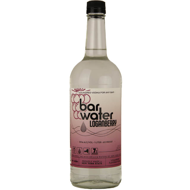 Bar Water Loganberry Vodka / Ltr - Marketview Liquor