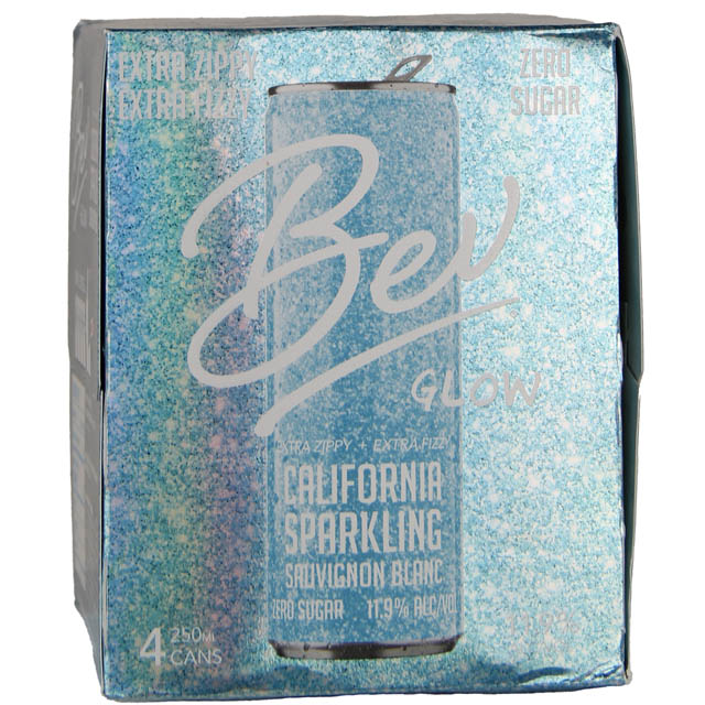 Bev Glow Sparkling Sauvignon Blanc 4 Pack / 4-250mL - Marketview Liquor