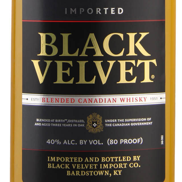 Black Velvet Cinnamon Whiskey