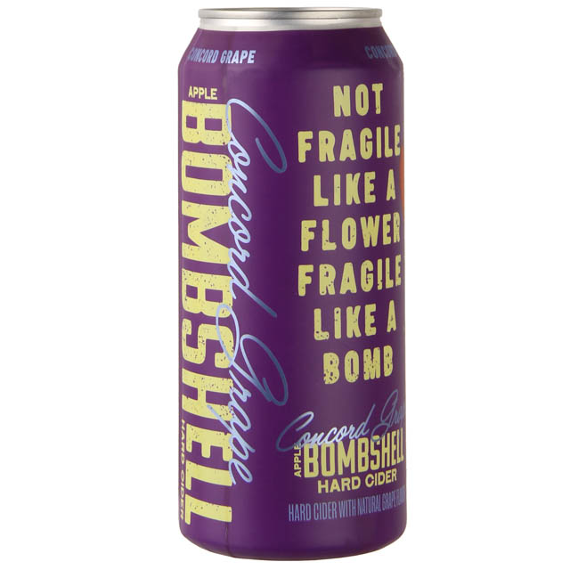 Three Brothers Bombshell Apple Concord Grape Hard Cider / 473mL ...