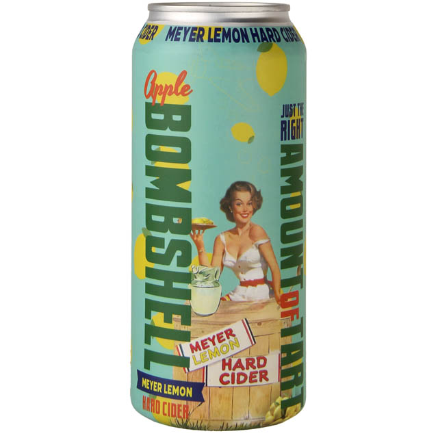 Three Brothers Bombshell Apple Meyer Lemonade Hard Cider / 473mL ...