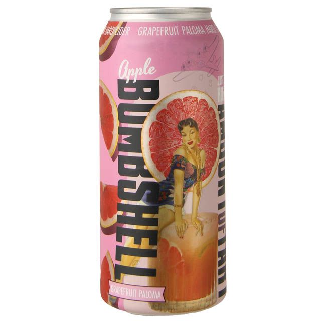 Three Brothers Bombshell Apple Grapefruit Paloma Hard Cider / 473mL ...