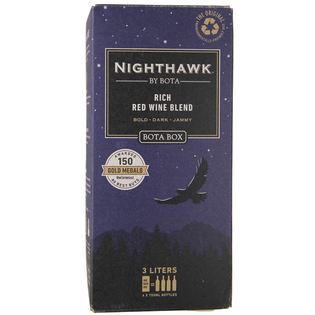 Bota Box Nighthawk Black Red Blend - 3 Ltr | Marketview Liquor