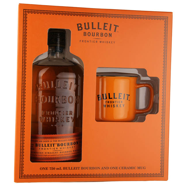 Bulleit Bourbon Gift Set with Ceramic Mug / 750 ml - Marketview Liquor