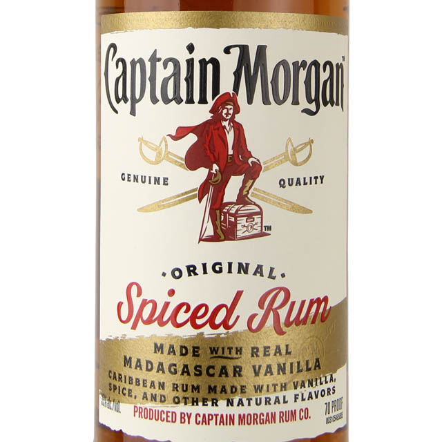 Captain Morgan Spiced Rum Label
