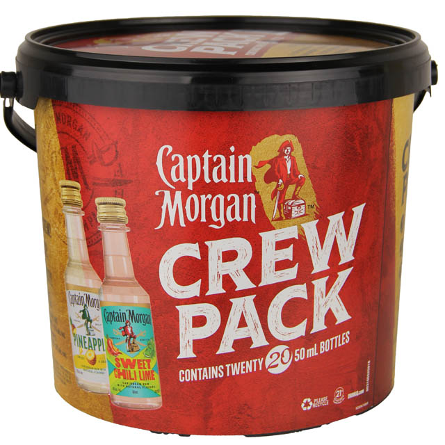 Captain Morgan Crew Pack 20-50ml - Marketview Liquor
