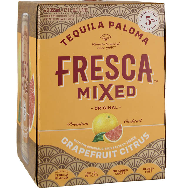 Fresca Mixed Tequila Paloma 4 Pack / 4-355mL - Marketview Liquor