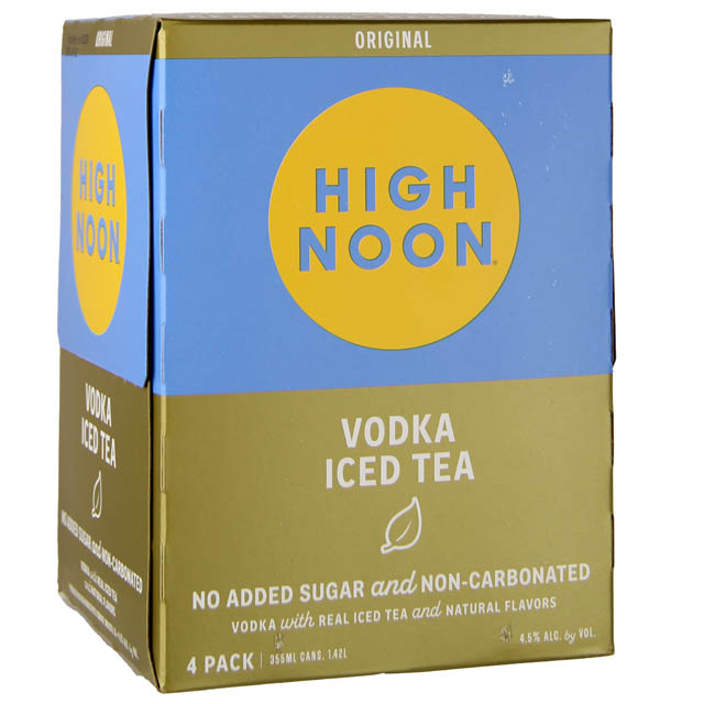 High Noon Vodka Iced Tea Cans 4 Pk / 4-355mL - Marketview Liquor