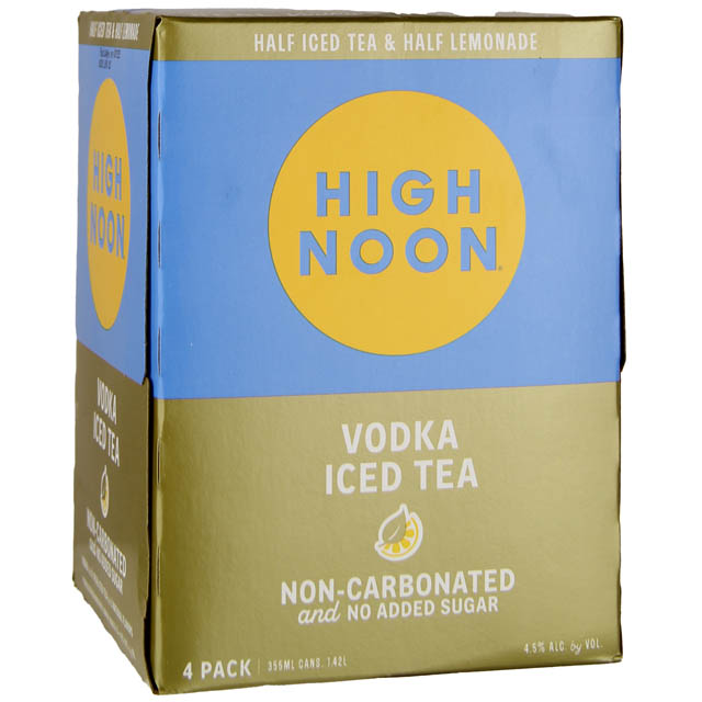 High Noon Vodka Iced Tea & Lemonade Cans 4 Pk / 4-355mL - Marketview Liquor