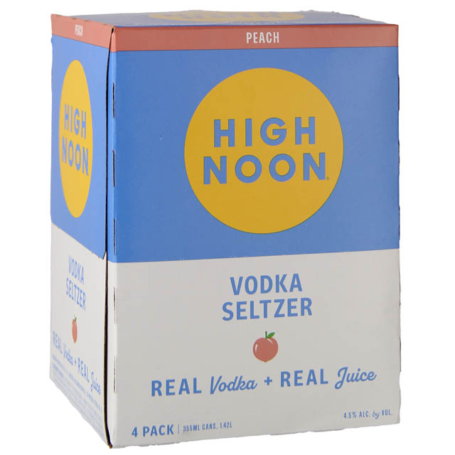 High Noon Vodka Iced Tea Peach Cans 4 Pk / 4-355mL - Marketview Liquor