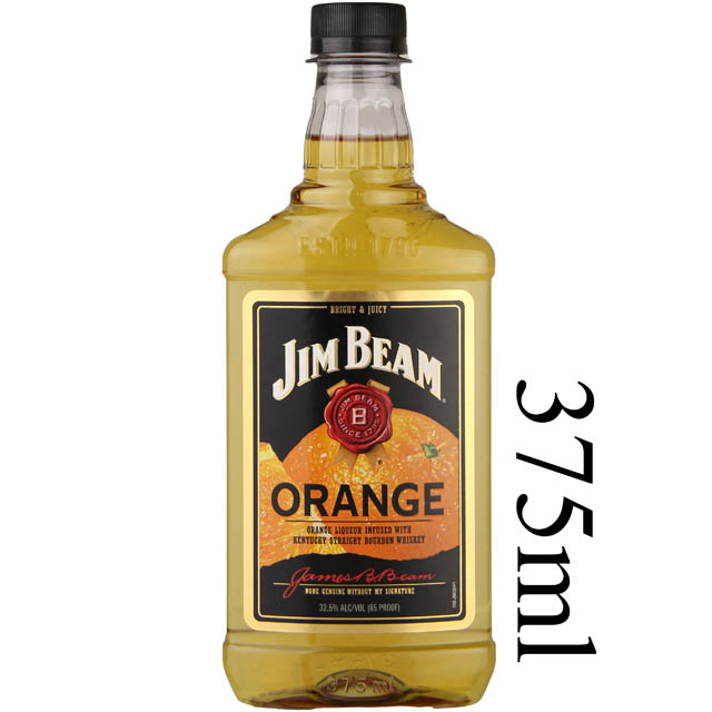 Jim Beam Orange Flavored Bourbon Whiskey - (Half Bottle) / 375ml ...