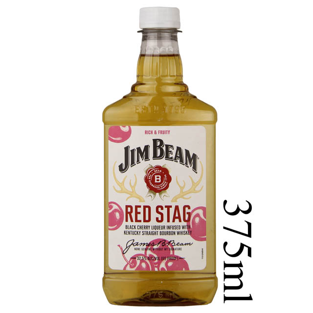 Jim Beam Red Stag Black Cherry Flavored Bourbon Whiskey - (Half Bottle ...