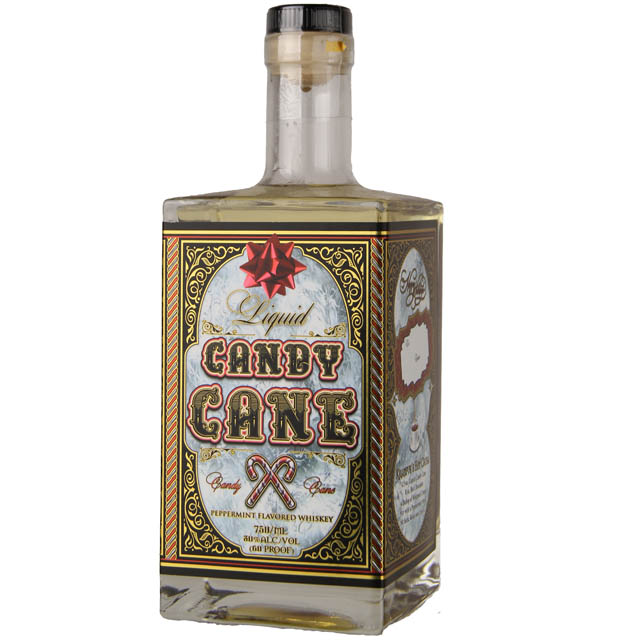 Liquid Candy Cane Peppermint Flavored Whiskey / 750mL - Marketview Liquor