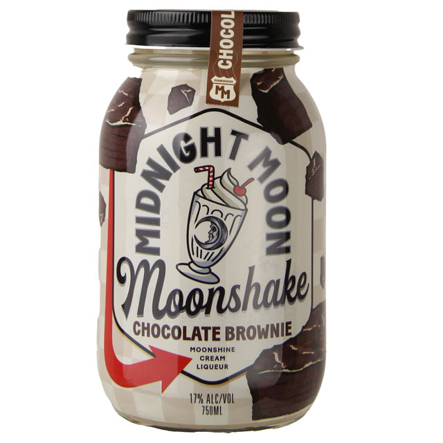 Midnight Moon Moonshake Chocolate Brownie Moonshine Cream Liqueur ...