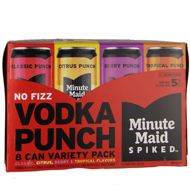 Minute Maid Spiked Vodka Punch Variety 8 Pack / 8-355mL - Marketview Liquor