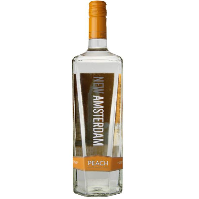 New Amsterdam Peach Flavored Vodka / Ltr - Marketview Liquor