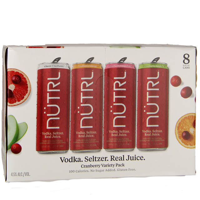 Nutrl Vodka Seltzer Variety 8 Pack Cans / 8-355mL - Marketview Liquor