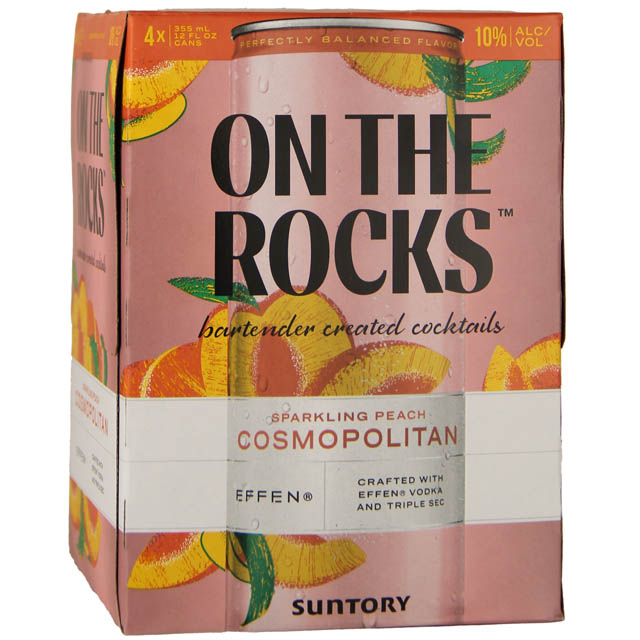 Effen Vodka On The Rocks Sparkling Peach Cosmopolitan 4 Pack / 4-355mL ...