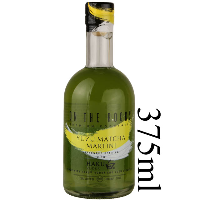Haku Vodka On The Rocks Yuzu Matcha Martini (Half Bottle) / 375 ml ...