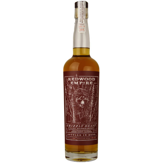 Redwood Empire Grizzly Beast Straight Bourbon Whiskey / 750mL ...