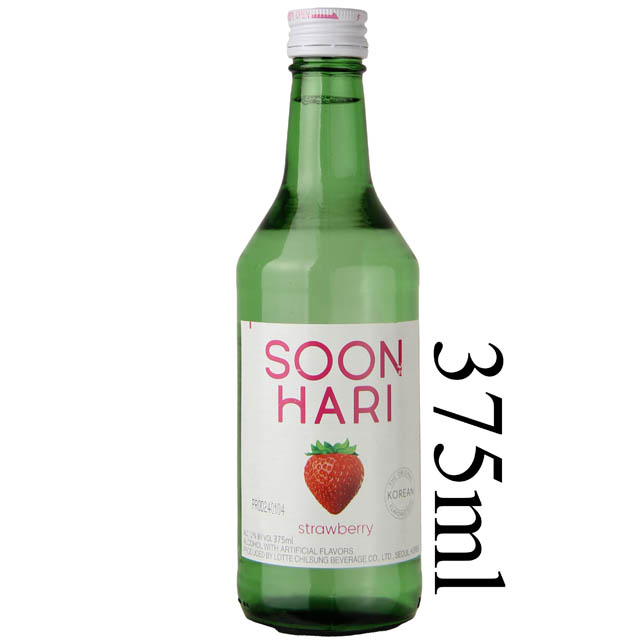SoonHari Strawberry Soju (Half Bottle) / 375mL - Marketview Liquor