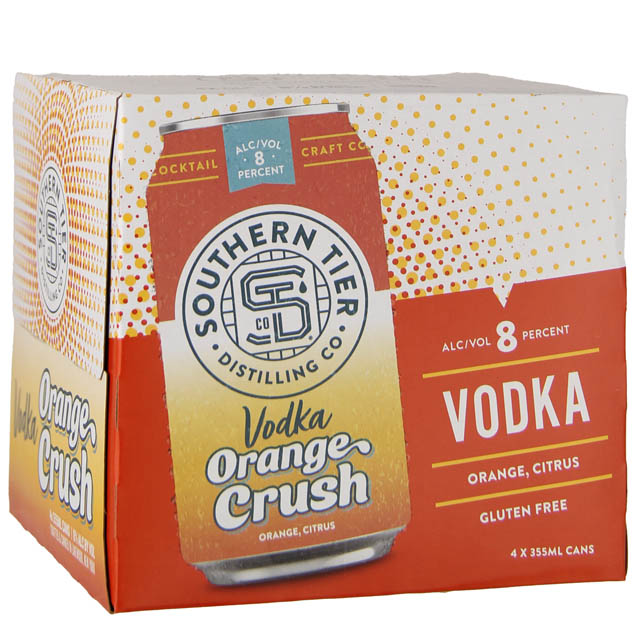 Southern Tier Distilling Company Vodka Orange Crush 4Pk / 4-355 ml ...