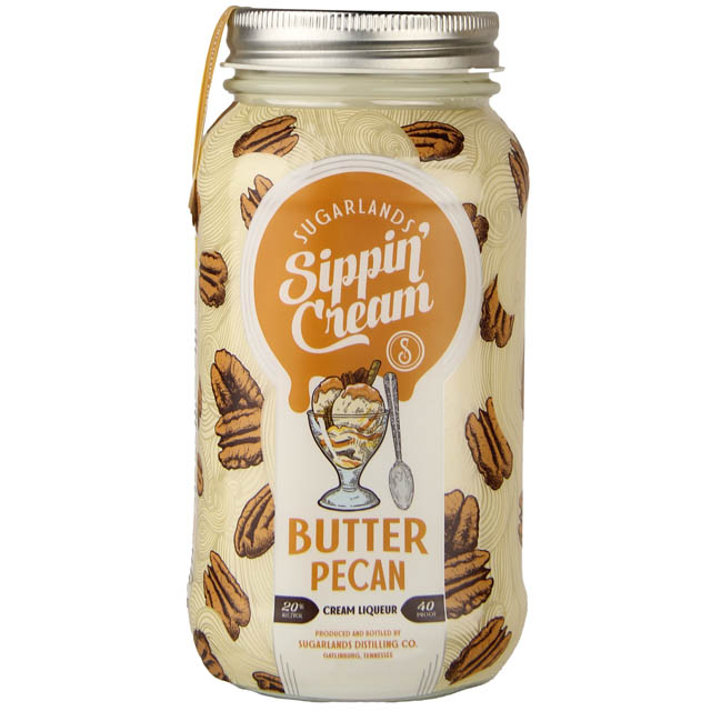 Sugarlands Sippin Cream Butter Pecan Cream Liqueur / 750mL - Marketview ...