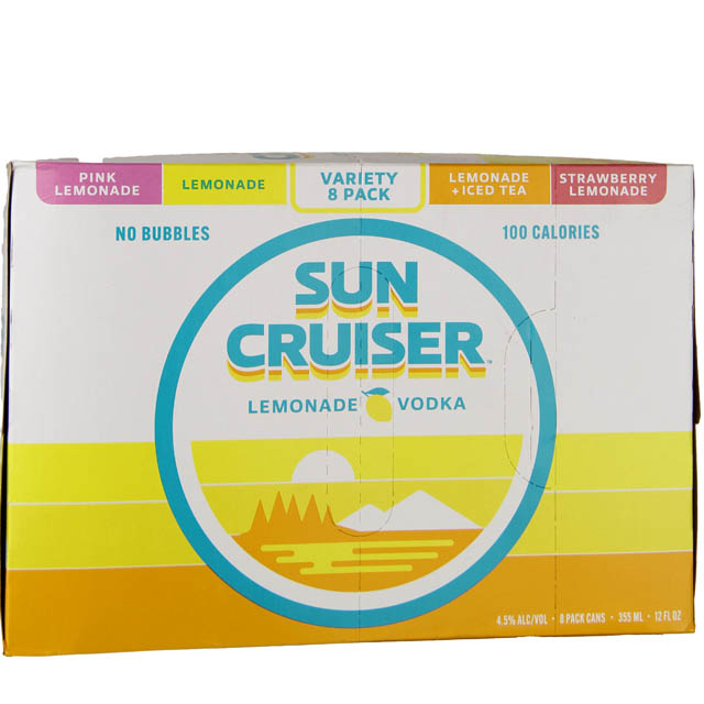 Sun Cruiser Lemonade Vodka Variety 8 Pk / 8-355mL - Marketview Liquor