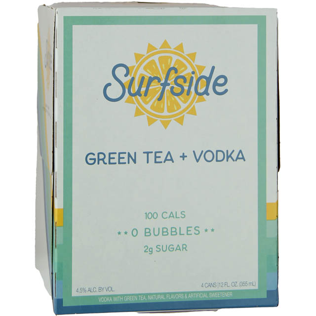 Surfside Green Tea Vodka 4Pk / 4-355mL - Marketview Liquor