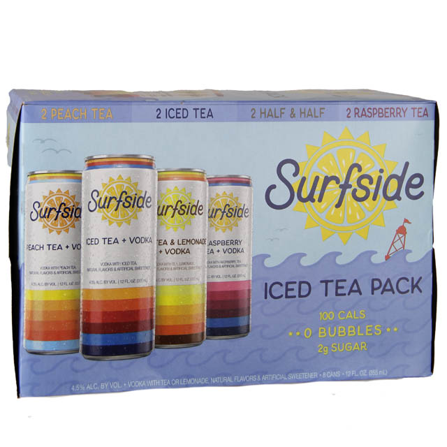Surfside Iced Tea Variety Vodka 8Pk / 8-355mL - Marketview Liquor