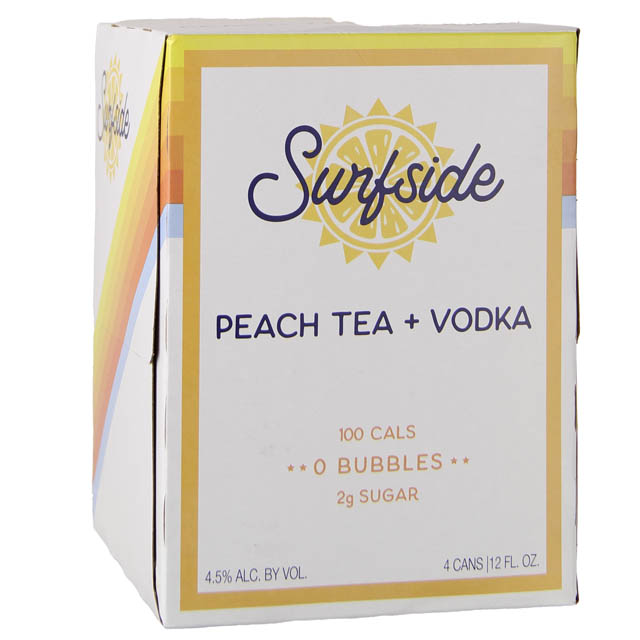 Surfside Peach Tea Vodka 4Pk / 4-355mL - Marketview Liquor