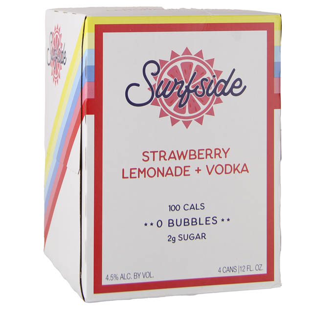 Surfside Strawberry Lemonade Vodka 4Pk / 4-355mL - Marketview Liquor