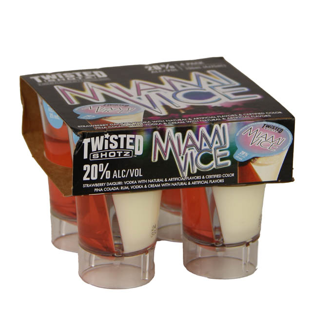 Twisted Shotz Miami Vice / 4-25mL - Marketview Liquor