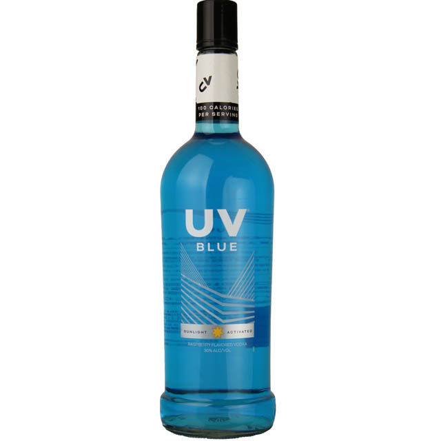 UV Blue Raspberry Flavored Vodka / Ltr - Marketview Liquor
